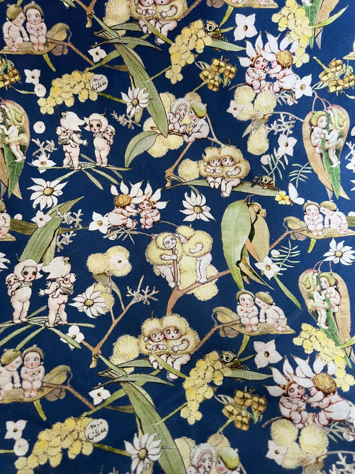 May Gibbs - Blue - Scrub Tops By Jo
