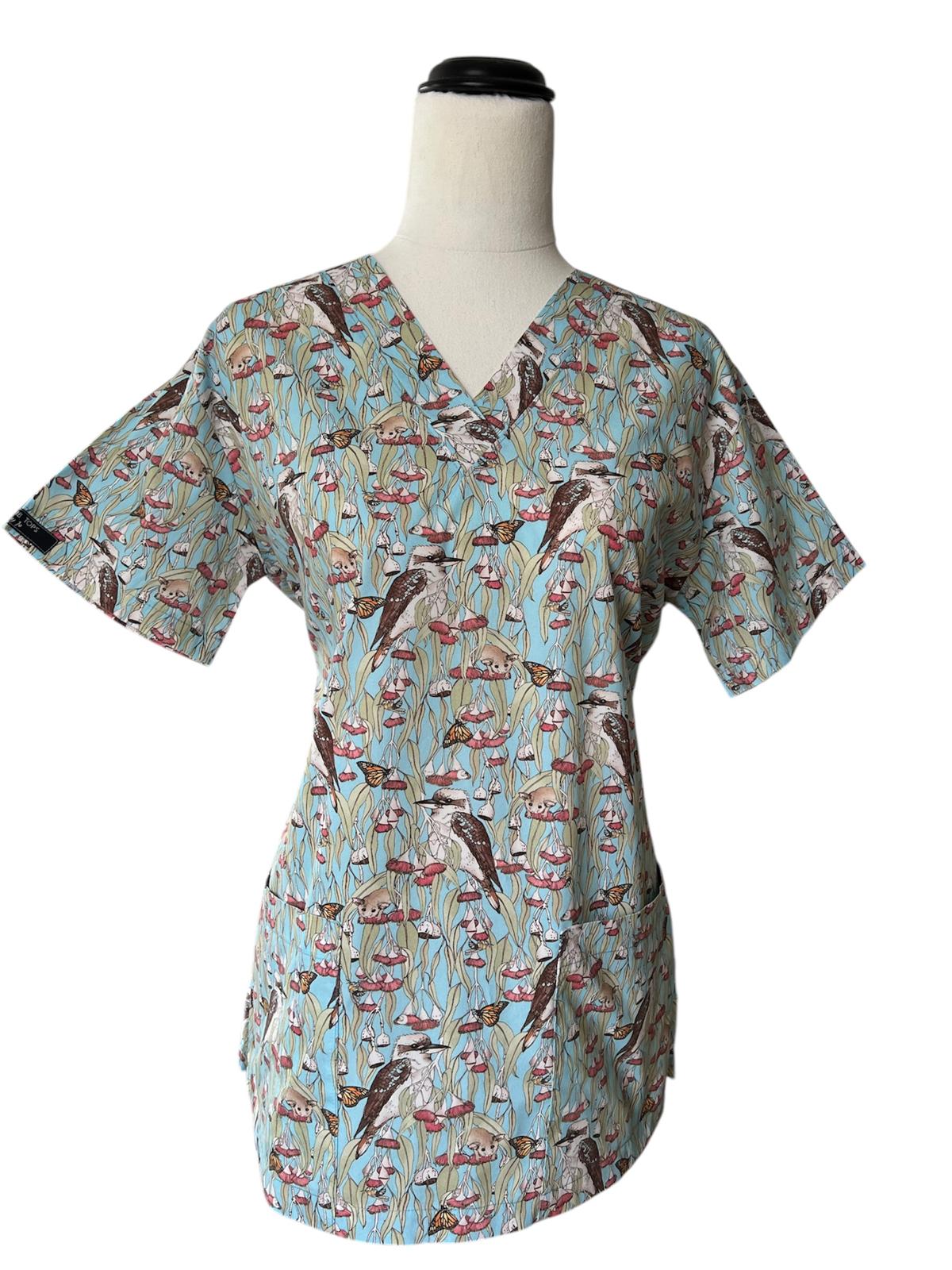 Australian Bush - Scrub Tops By Jo