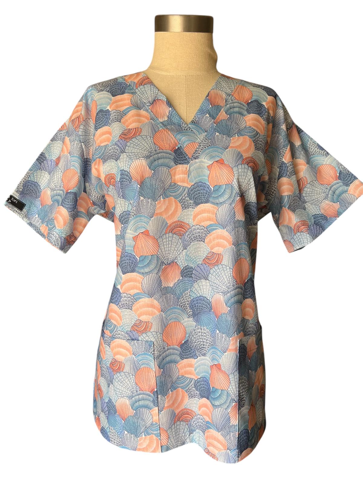Seashells - Scrub Tops By Jo