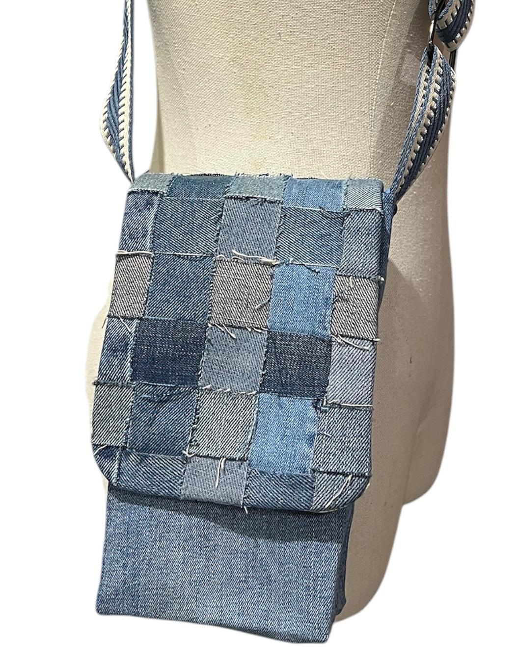 Denim Weave Flip Bag - Scrub Tops By Jo